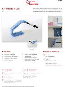 Housse Micro-Flex - Concept Microfibre matériel de nettoyage et formation