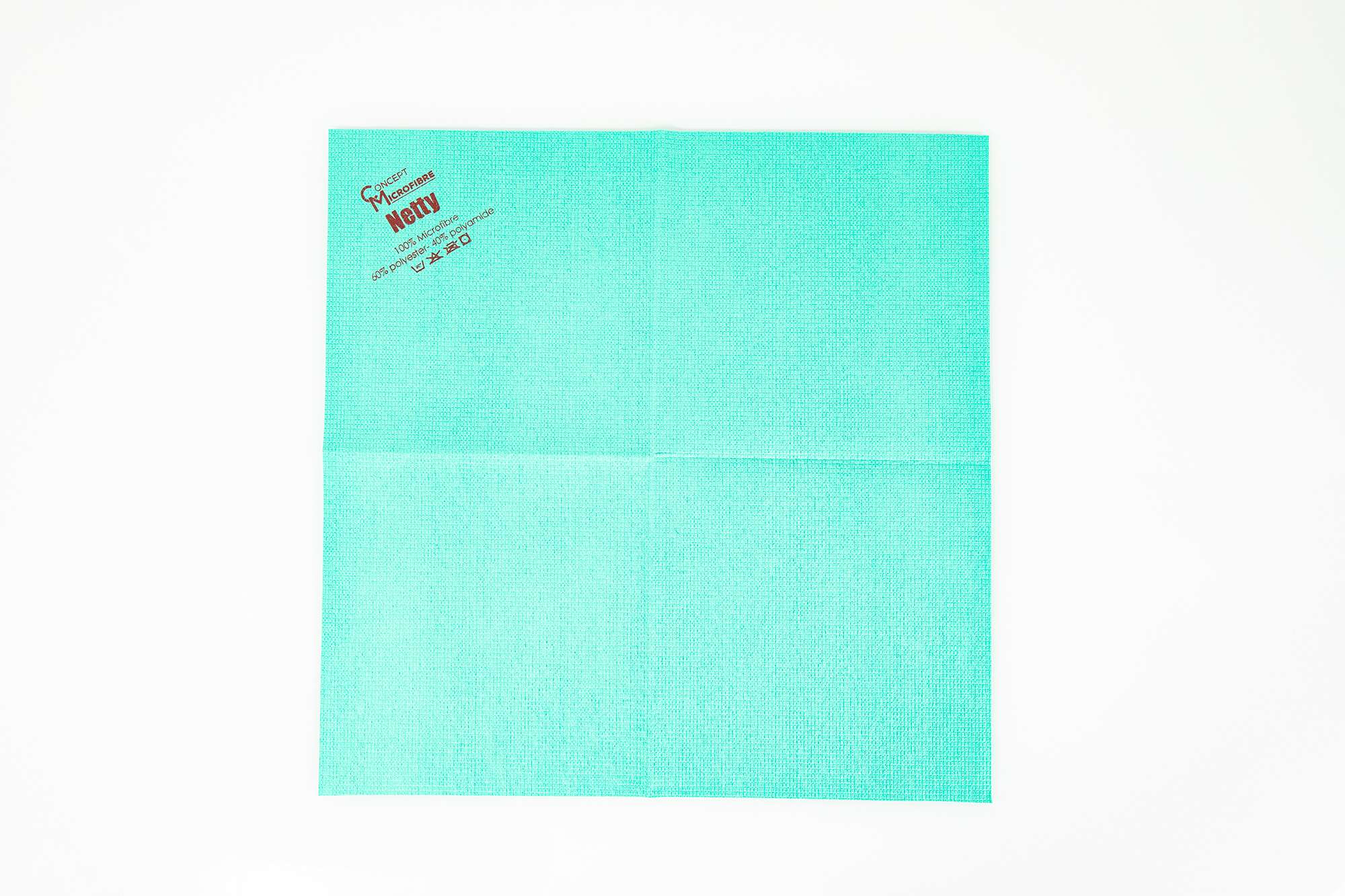 Lavette microfibre Netty non tissée - Verte - Concept Microfibre ...